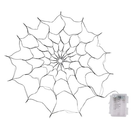 Spider Web Lamp, 8 Light Effects Orange 1.2m Diameter LED ABS ...