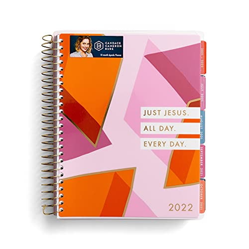 Just Jesus. All Day. Every Day 18-Month Agenda Planner (July 2021 â ...