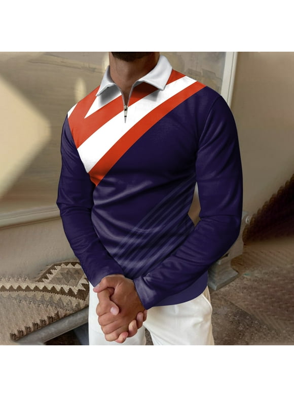Men's Long Sleeve Golf Shirts