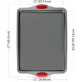 Premium Nonstick Baking Sheet Pans – Set of 3, Heavy-Gauge Carbon Steel ...