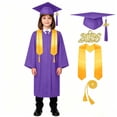 OGLCCG Long Sleeved Graduation Bachelor's Gown Shawls Cap Bachelor Robe ...