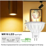 BAOMING MR16 5W LED Bulb, Warm White GU5.3, Non-Dimming 12V Landscape ...