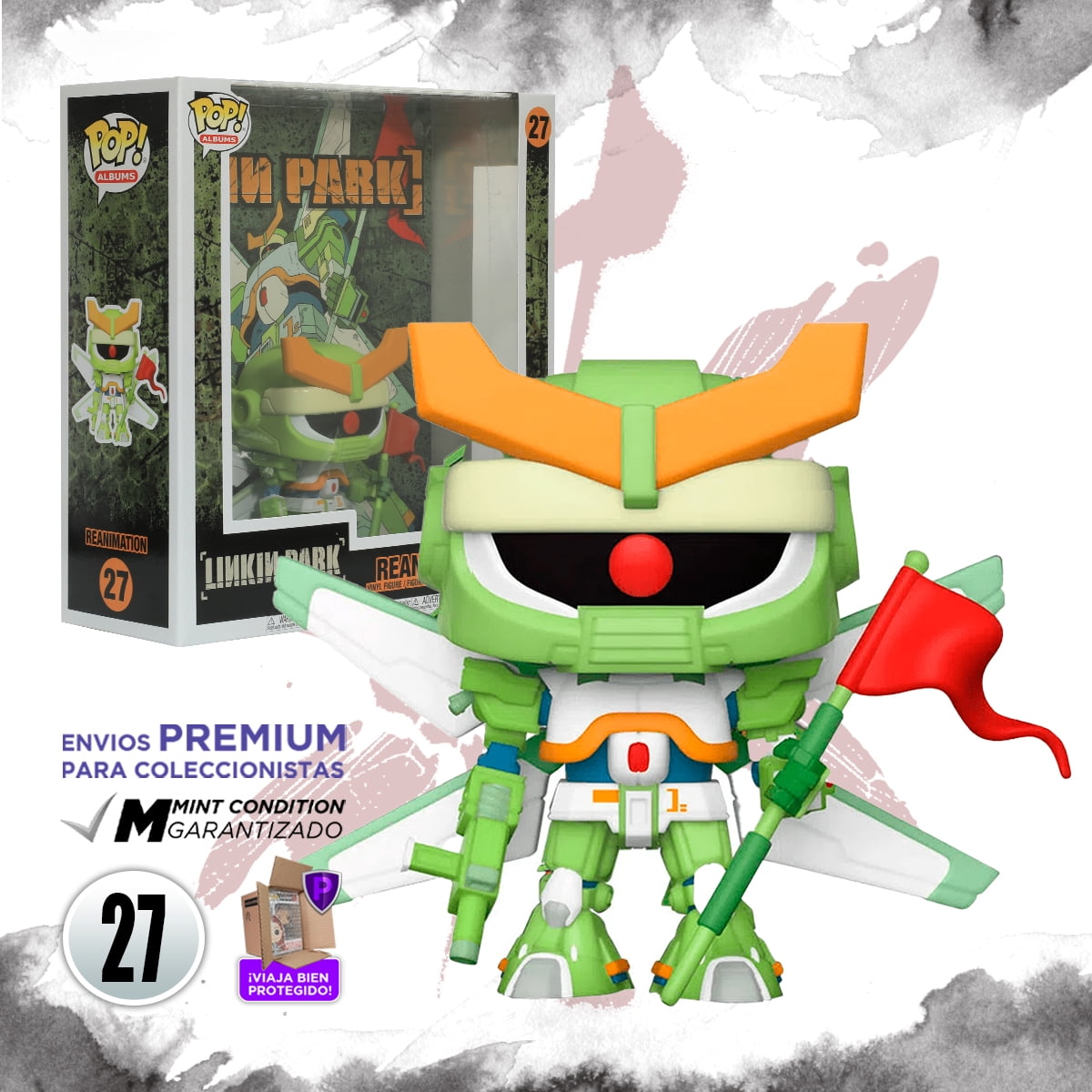 Figura Funko Pop Reanimation #27 Linkin Park Original | Bodega Aurrera ...