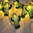 1pc Iron Cactus String Lights - LED Decorative Fairy Lights for Indoor ...