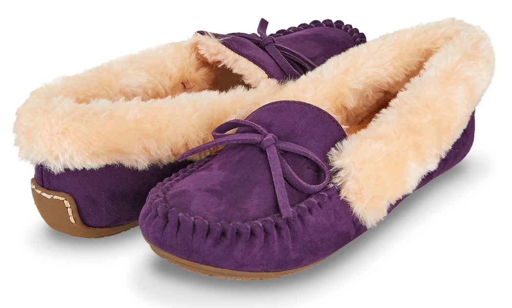 Floopi - Floopi Womens Indoor/Outdoor Basic Memory Foam Moccasin ...