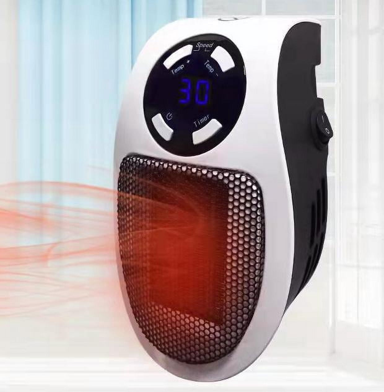 Mini air heater PTC wall mounted electric heater plug mini electric ...