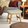 Foot Stools Ottoman, Small Foot Stool Ottoman, and Footstool, Wooden ...