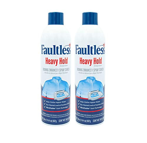 Laundry Starch Spray, Faultless Heavy Spray Starch 20 oz Cans for a ...