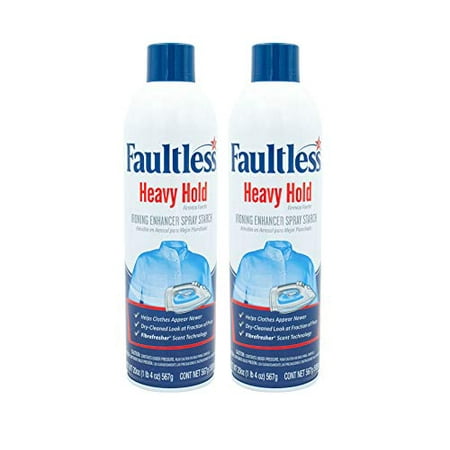 Laundry Starch Spray, Faultless Heavy Spray Starch 20 oz Cans for a ...