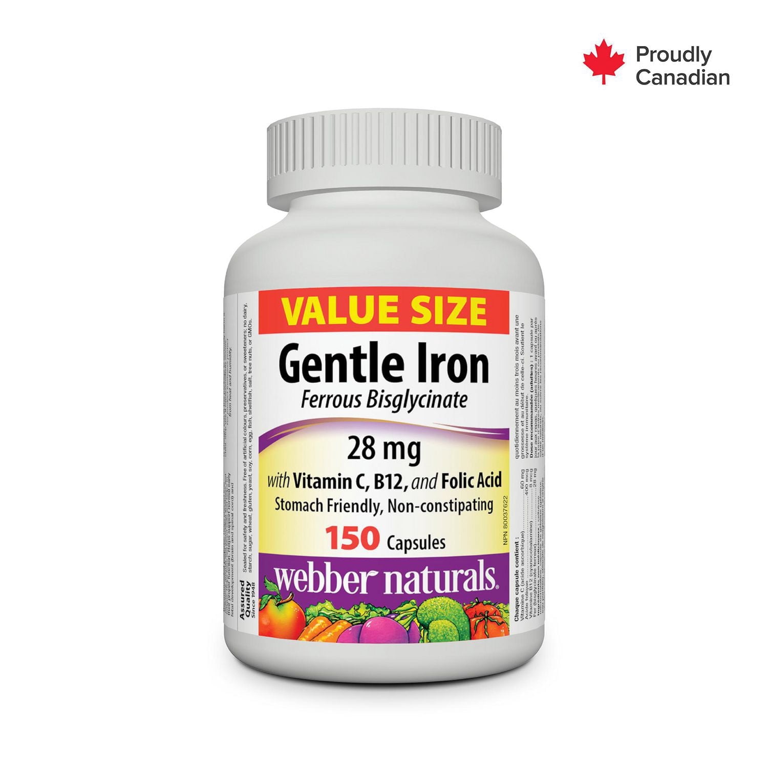 Click here for Webber Naturals Gentle Iron With Vitamin C  B12 An... prices