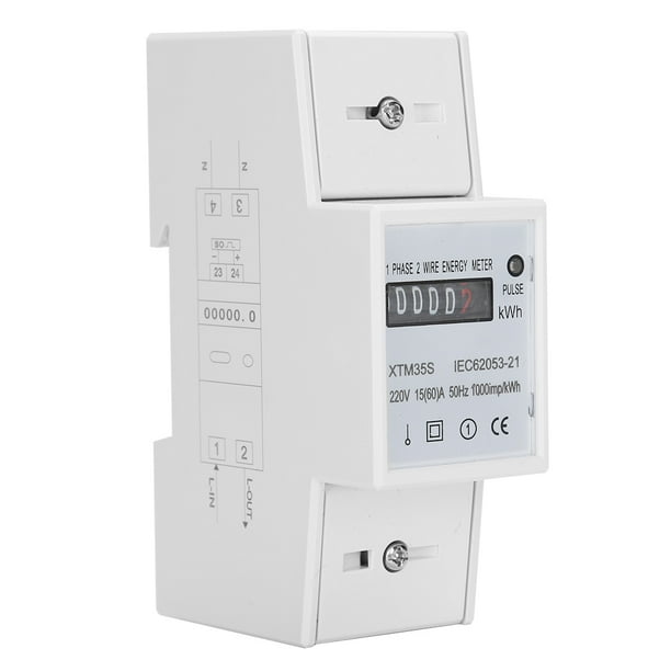 Din-rail Energy Meter, KWh Meter, Din Rail XTM35S Electronic KWh Meter ...