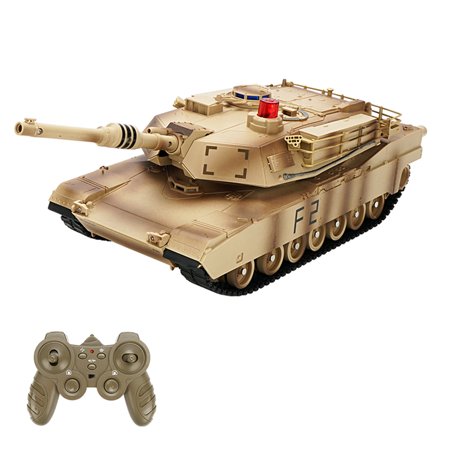JJRC Q90 RC Tank 1/24 Remote Control Battle Tank Toy Shoots with Lights ...