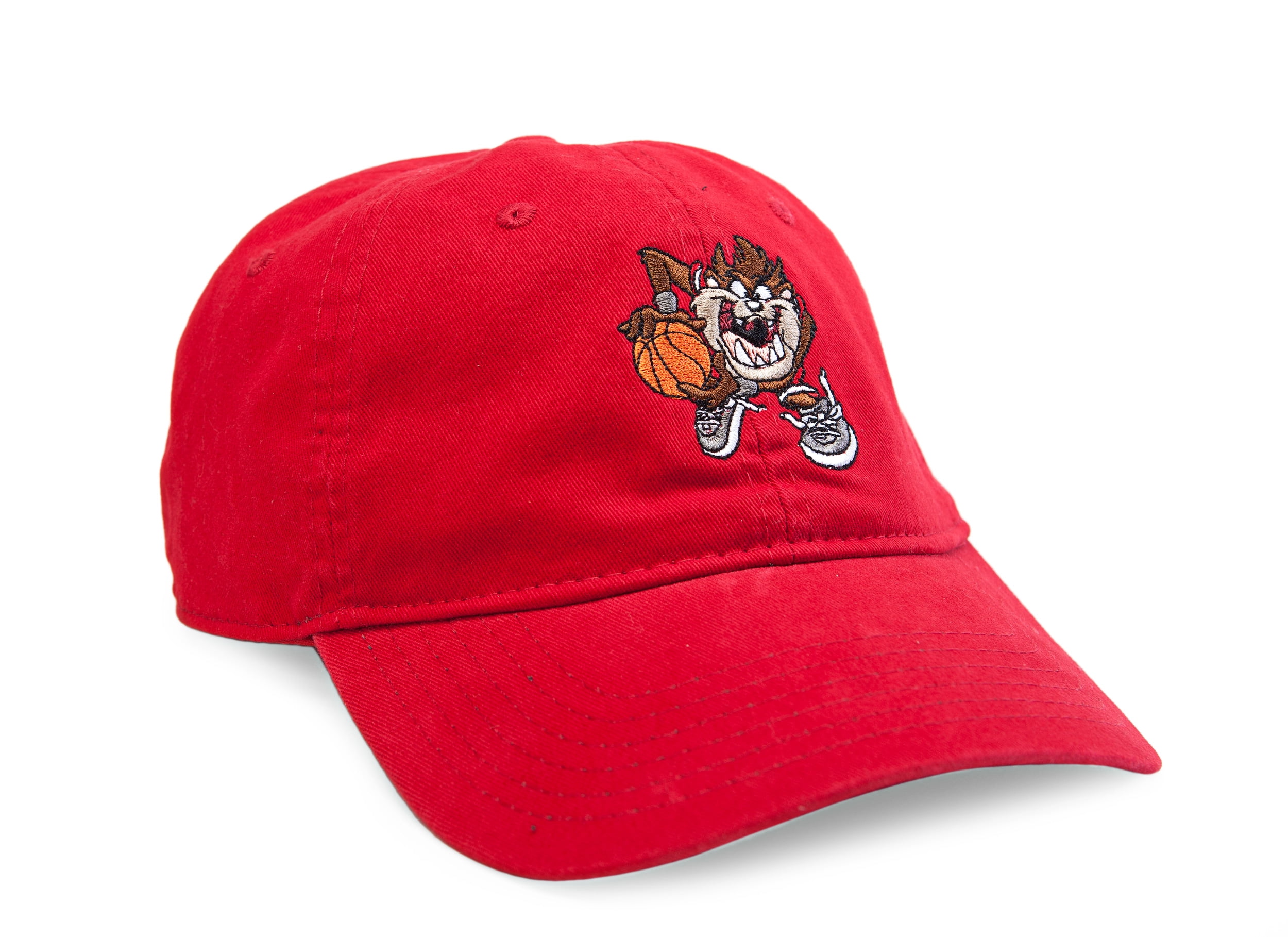 Looney Tunes Embroidered Taz Adjustable Washed Baseball Cap - Walmart.com