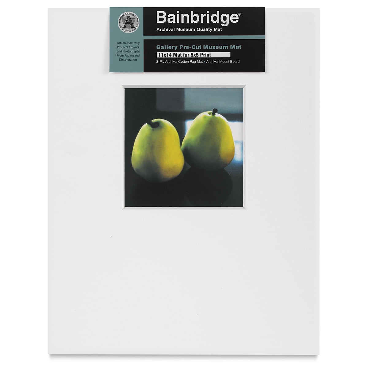 Bainbridge Artcare Museum Gallery Mat - White with White Core, Center ...