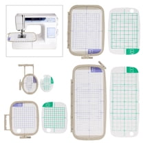 Brother Large Sewing Supplies Accessories: 4-Piece Embroidery Hoop Set ...