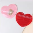 50Pcs Cellophane Cello Bag Heart Plastic Bags for Jewelry Packaging ...