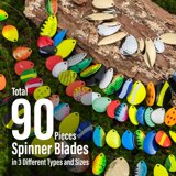 Dr.Fish 1721pcs Spinner Making Kit Spinner DIY Assortment Lure Making ...