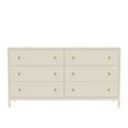 Alpine Furniture Avery Dresser, Coconut Milk - Walmart.com