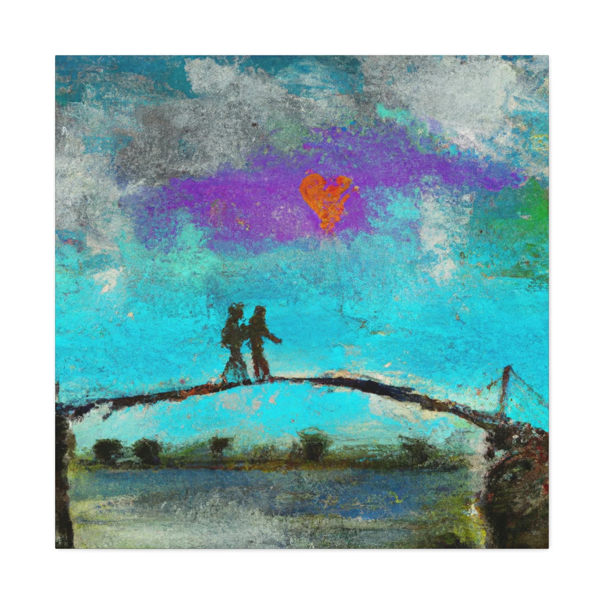 Love's Eternal Bridge - Canvas - Walmart.com