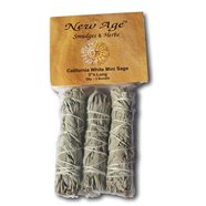 Govinda Pack of 5 Mini White Sage Smudge Stick, 4 Inch Long - Walmart.com