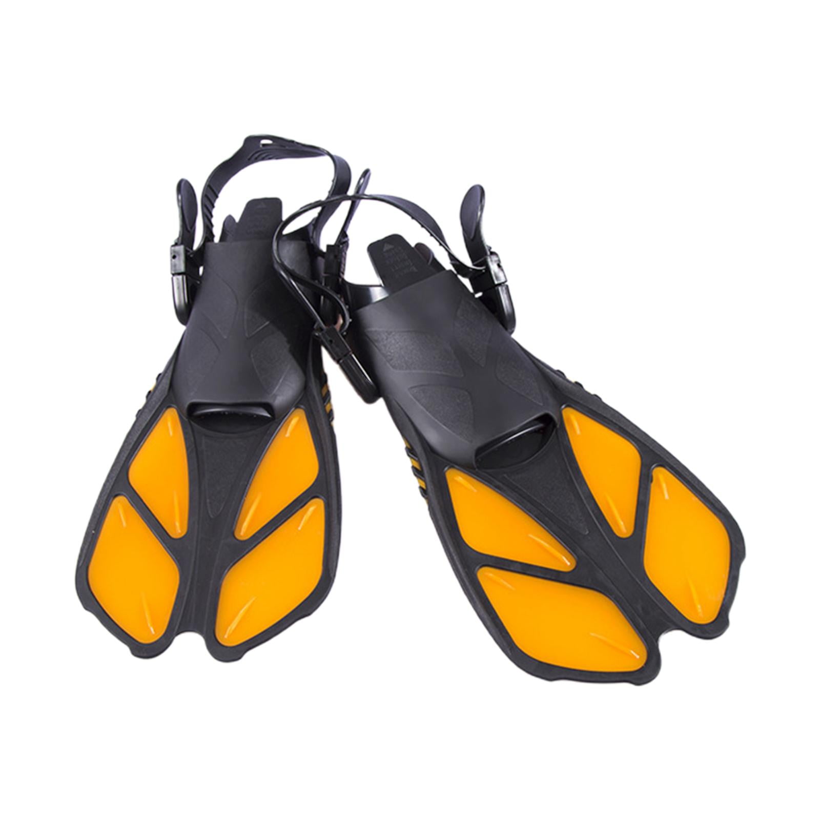 Flippers, Adjustable Accessories Watersports Training for Kids , Orange ...