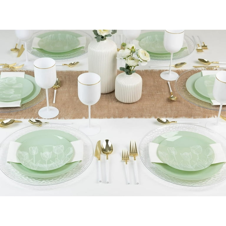 Formal Plastic Dinner Plates