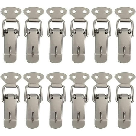 12 Pieces Hood Fastener Lever Latch Door Hasp, Spring Latch Toggle ...