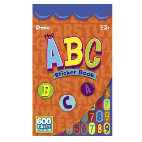 Sticker Book Alphabet Numbers 600Pc - Walmart.com