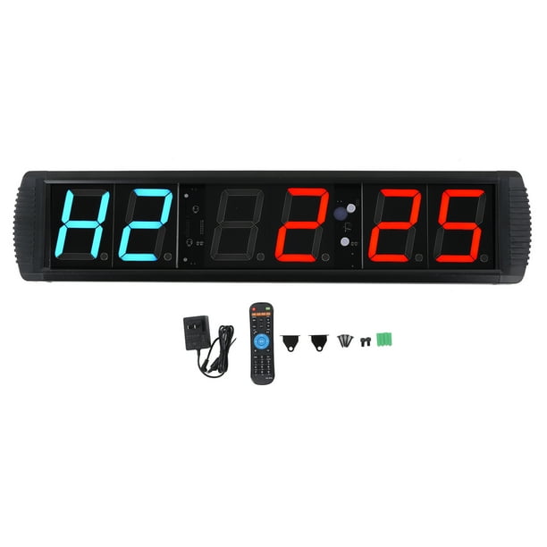 LED Gym Clock,4in LED Gym Timer Workout Timer Gym Timer Clock True to ...