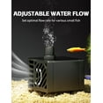 2.5 Gallon Fish Tank Small Aquarium Starter Kit with Hidden Filtration ...