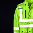 Free Shipping! SAFEGEAR Type R Class 3 Rain Jacket - XL- Lime Green ...