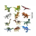 BESTSKY 12 Pieces Dinosaur Building Blocks Set for Kids Ages 4-8 ...