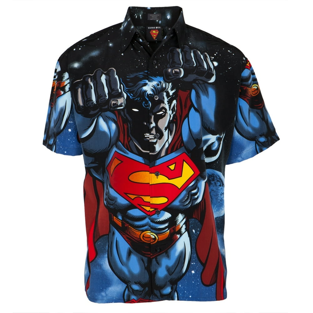 Superman - All Over Club Shirt - Medium - Walmart.com - Walmart.com