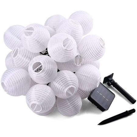 Solar Outdoor Fairy Lights 30pcs 6m Led Lampion Lantern Fairy Lights ...