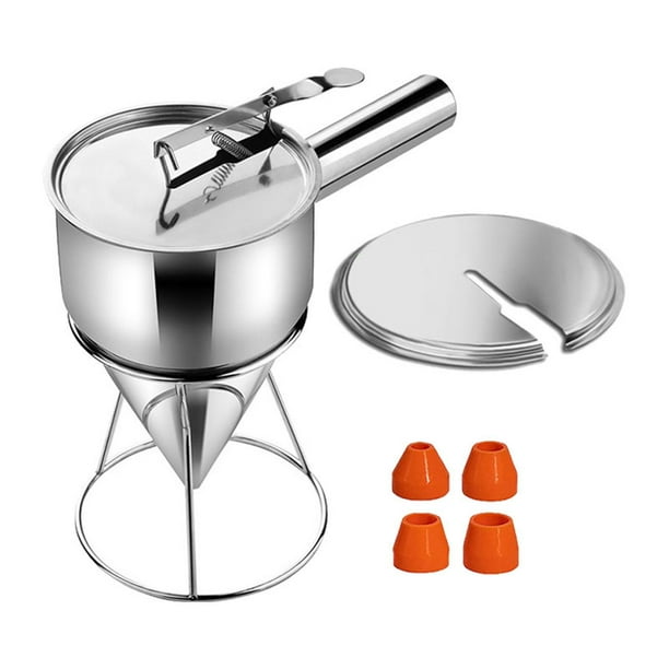AMLESO Batter Dispenser Funnel Confectionery Funnel for Chocolate ...