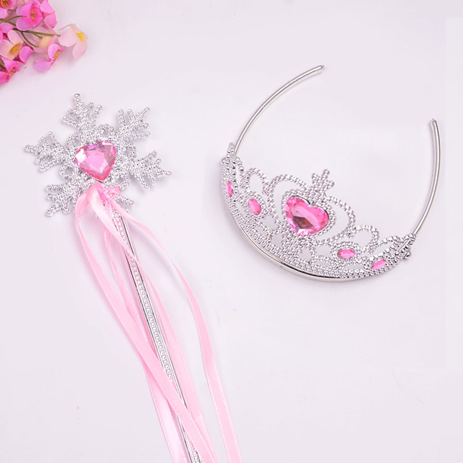 Click here for Zaqw Princess Dress Up Princess Wand Tiara And Cro... prices