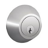 Dexter by Schlage JD60626 Single-Cylinder Deadbolt, Brushed Chrome ...
