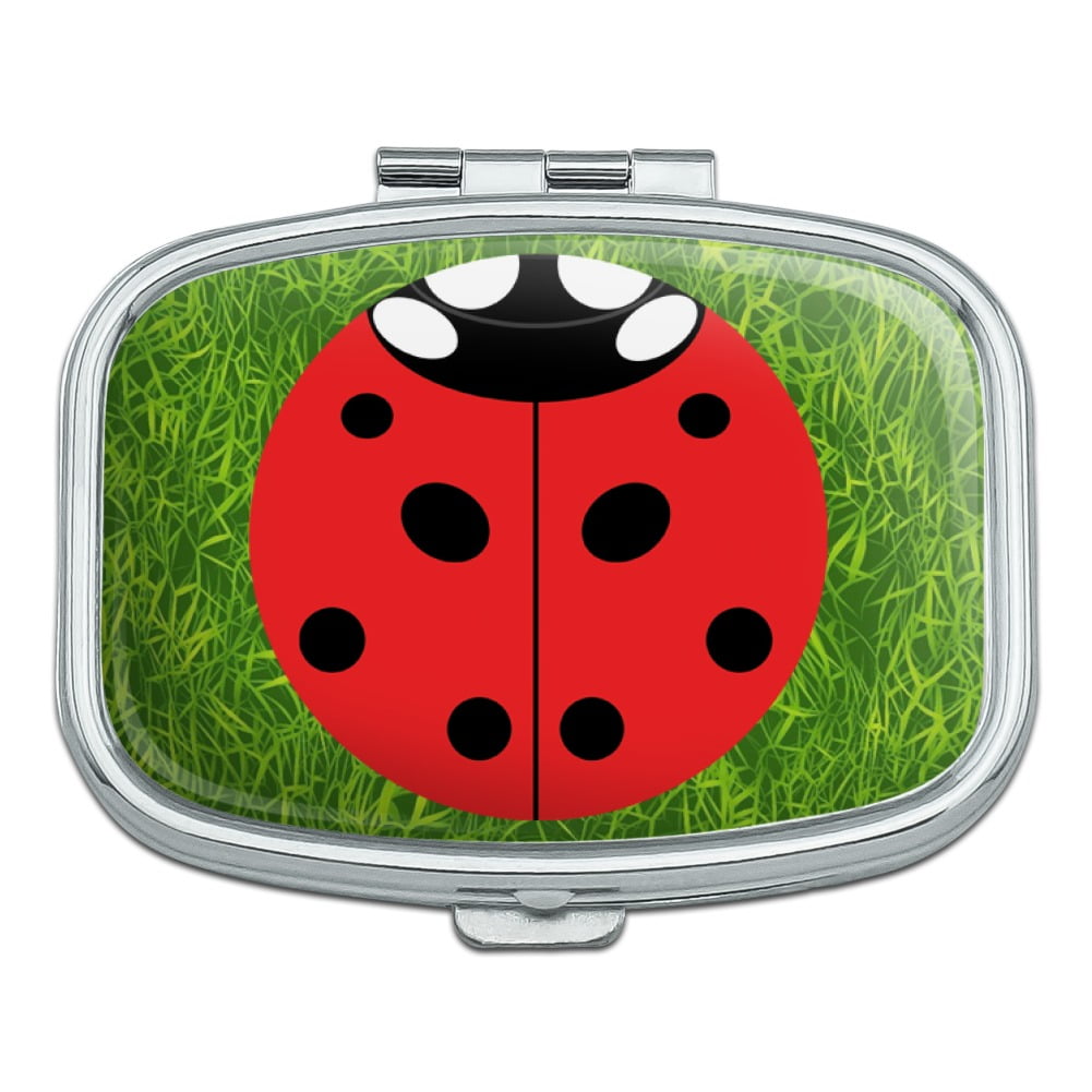 Lady Bug Ladybug Insect Rectangle Pill Case Trinket Gift Box - Walmart.com