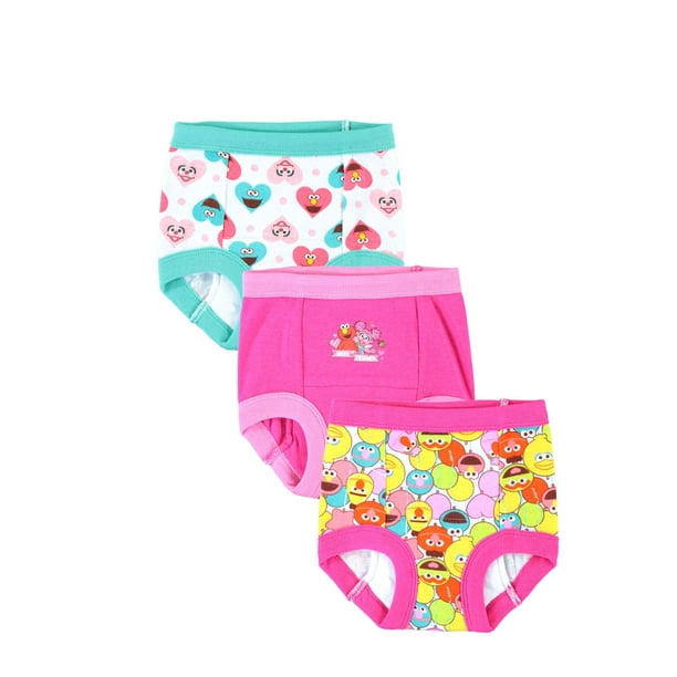 Elmo 3pk Training Pants (Toddler Girls) - Walmart.com
