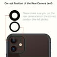 Camera Lens Replacement for iPhone 11 - Rear Back Camera Glass Lens ...