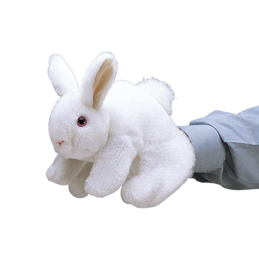 Folkmanis 052412 Bunny Rabbit Hand Puppet - Walmart.com