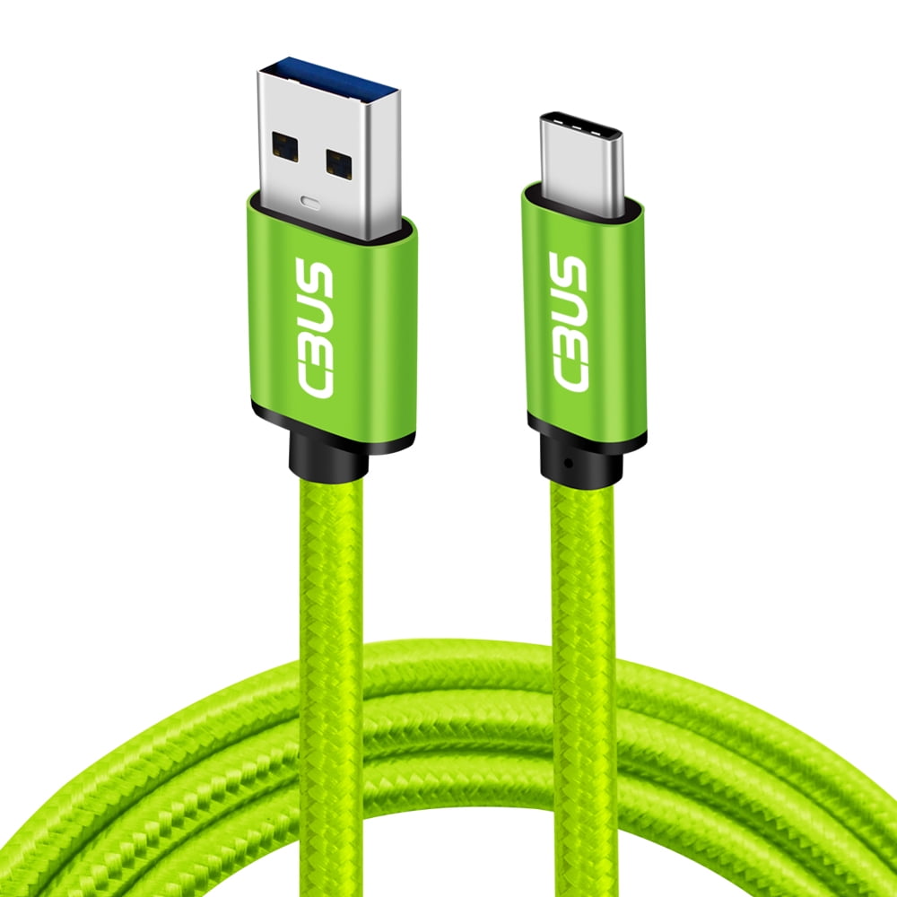 CBUS 3ft Heavy-Duty Braided Fast Charging Cable USB-C to USB-A for ...