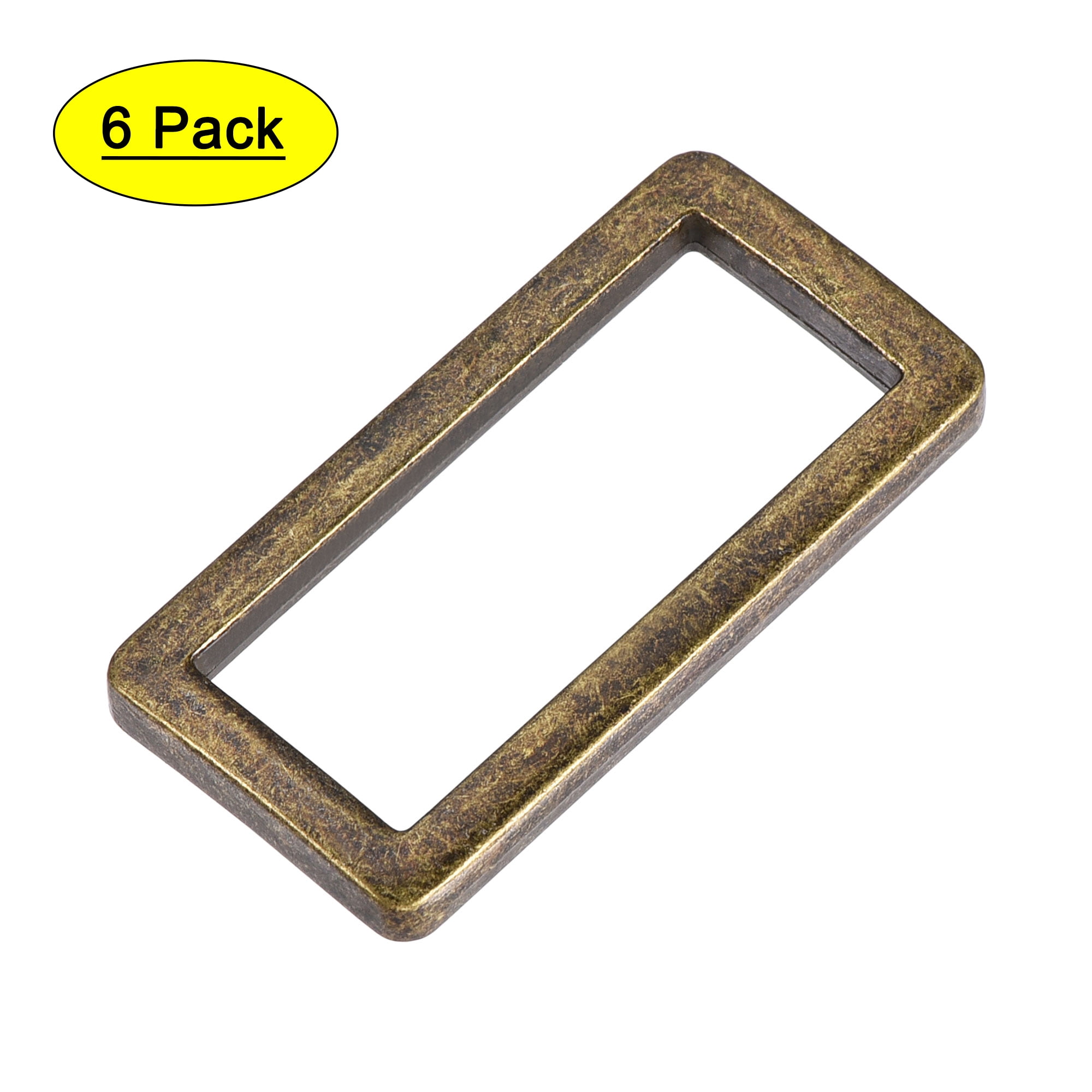 32x12.5mm Rectangle Buckles Electroplated Bronze Tone 6 Pack - Walmart.com