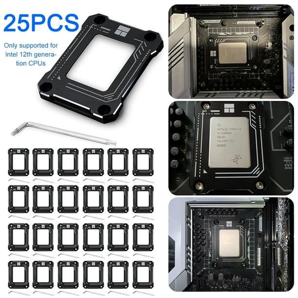 Protector marco corrección flexión CPU LGA1700-BCF Gen 12 para Intel ...