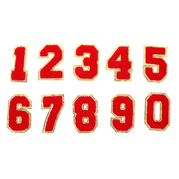 Iron on Numbers