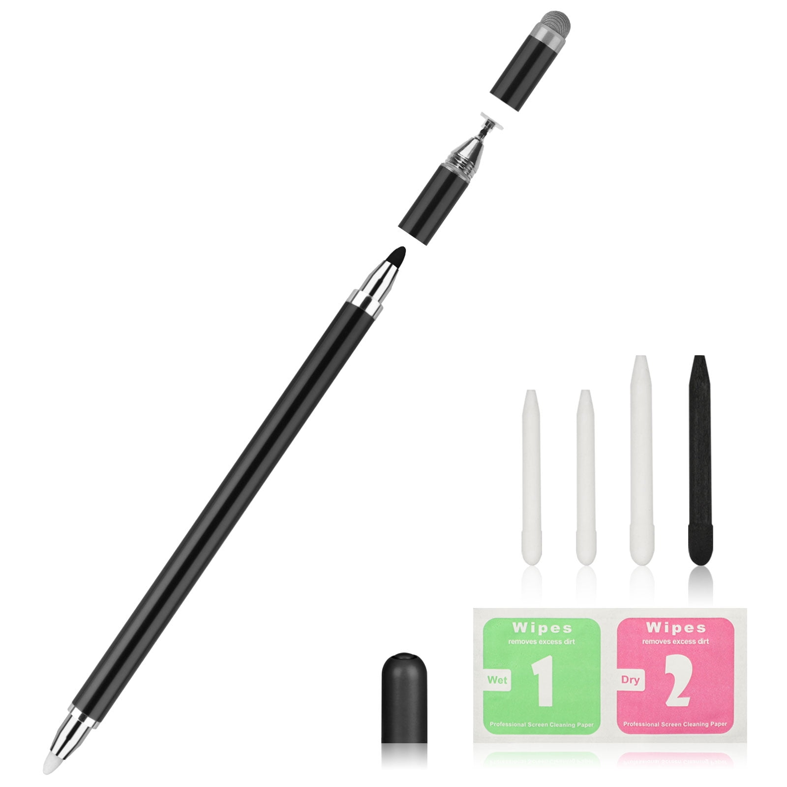 TSV Capacitive Stylus Pen, 4 in 1 Touch Screen Stylus Pen, High ...