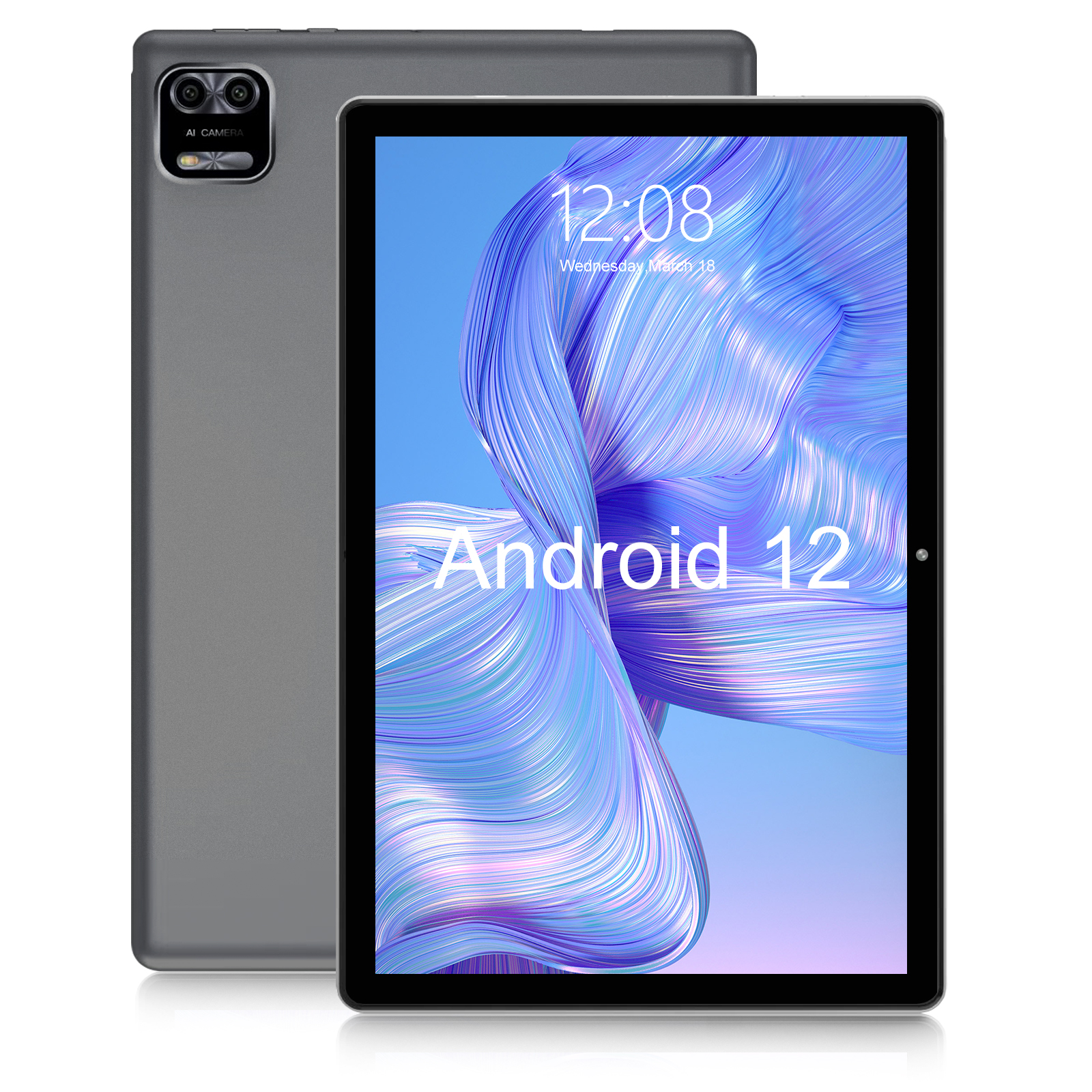 Android 12.0 Tablet 10 inch WeTap Y10,3GB RAM 64GB Storage,2MP+8MP Dual ...