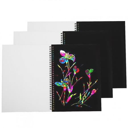 Scratch Paper Notes, Multicolor Rainbow Scratch Paper Art Set, With 3 ...