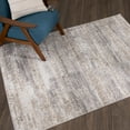 Mainstays 5x7 Neutral Shiny Abstract Indoor Area Rug - Walmart.com