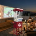 Movie Theater-Style Red Hot Air Commercial Popcorn Popper Cart ...
